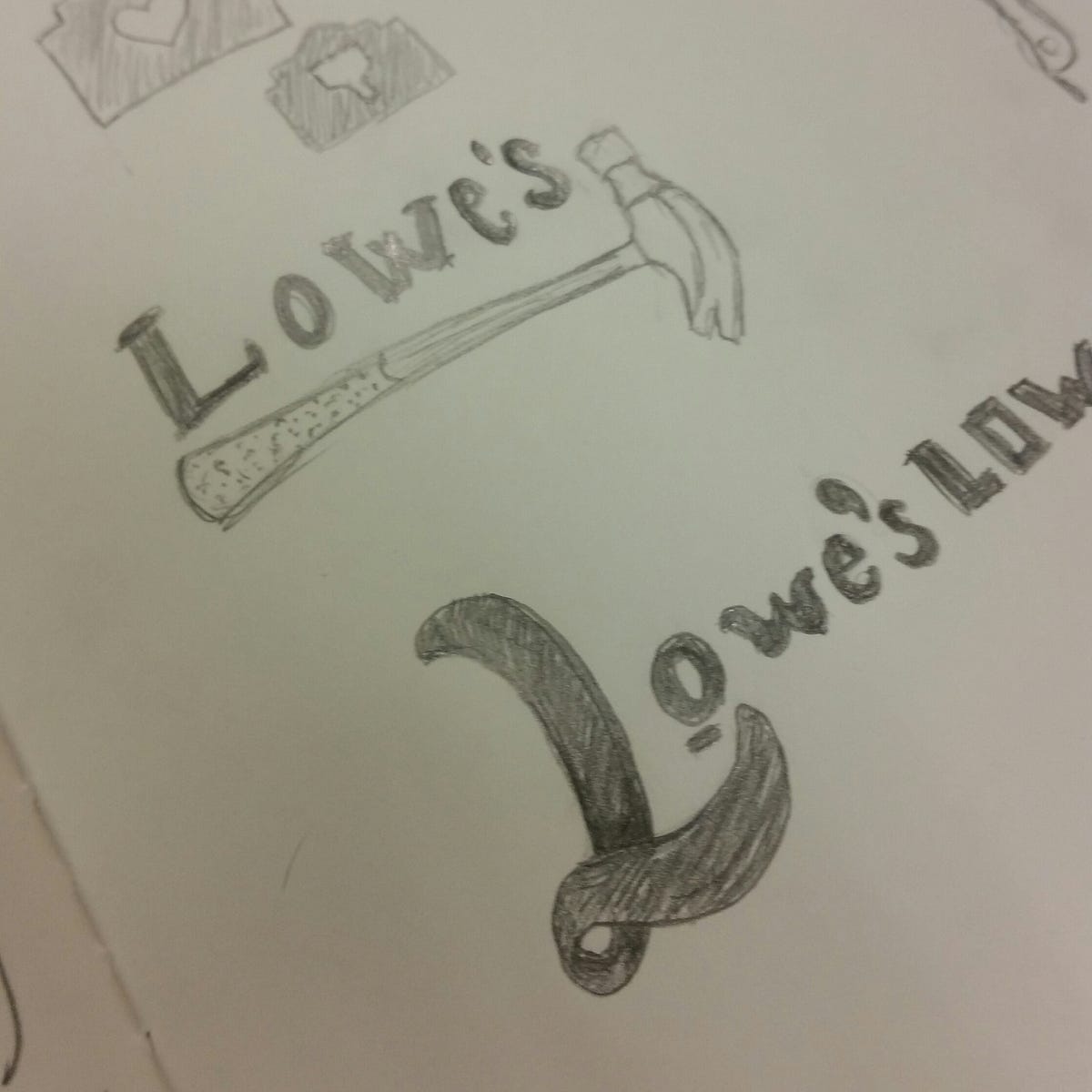 Working on Big Brand logo sketches | by Emily Ballentine | Medium