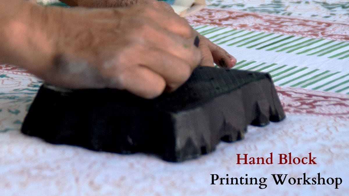 Here’s What You Can Create with a Hand Block Printing Workshop | Medium