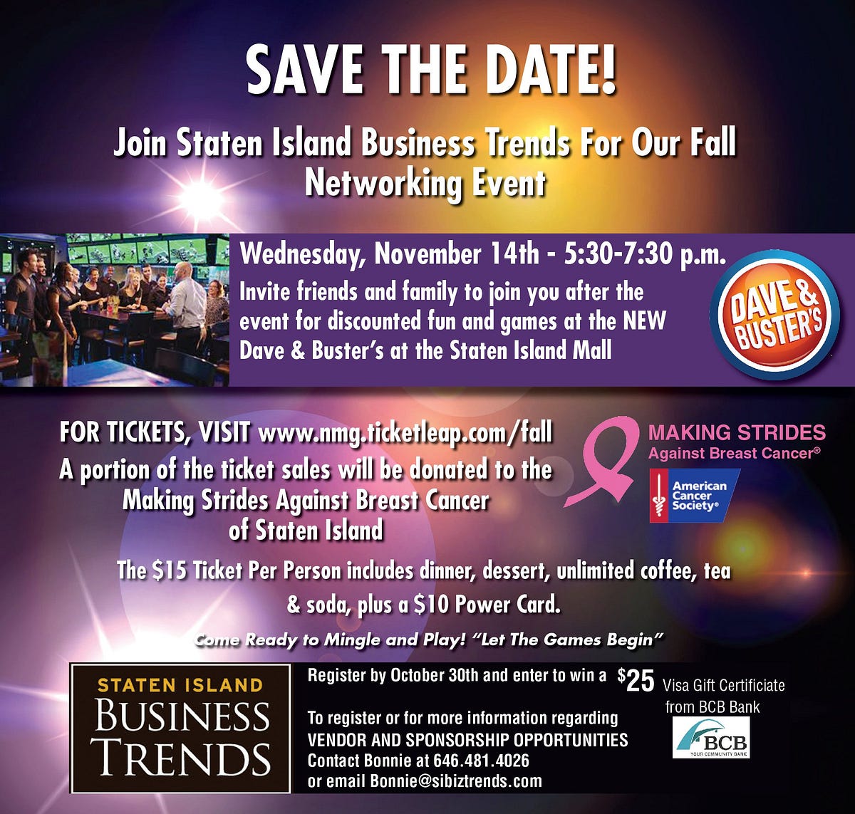Fall Networking Event “For A Cause” | by Jessica Jones-Gorman | Medium