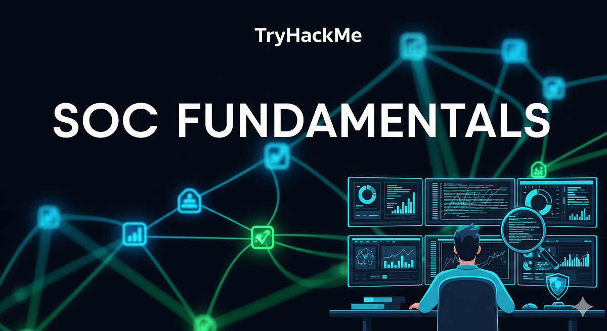 Tryhackme |SOC Fundamentals | WhiteUp | Por Kinho0woned | | by Kinho0Woned | Sep, 2025 | Medium