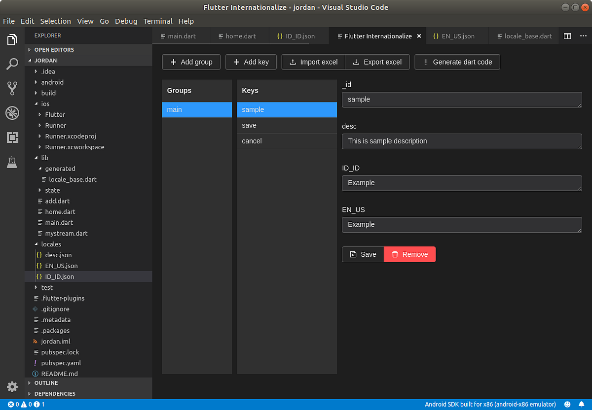 Flutter Internationalize (Multi-language feature on flutter) | by Apin ...