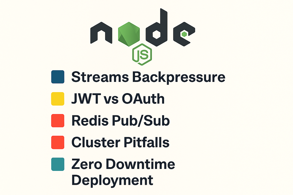Node.js Interview Q&A: Day 18. Streams Backpressure, JWT vs OAuth… | by Dipak Ahirav ...
