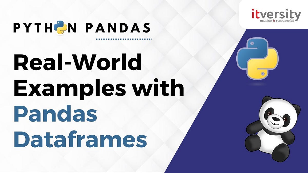 PANDAS IN PYTHON. Introduction | by Sinchana | Jul, 2025 | Medium