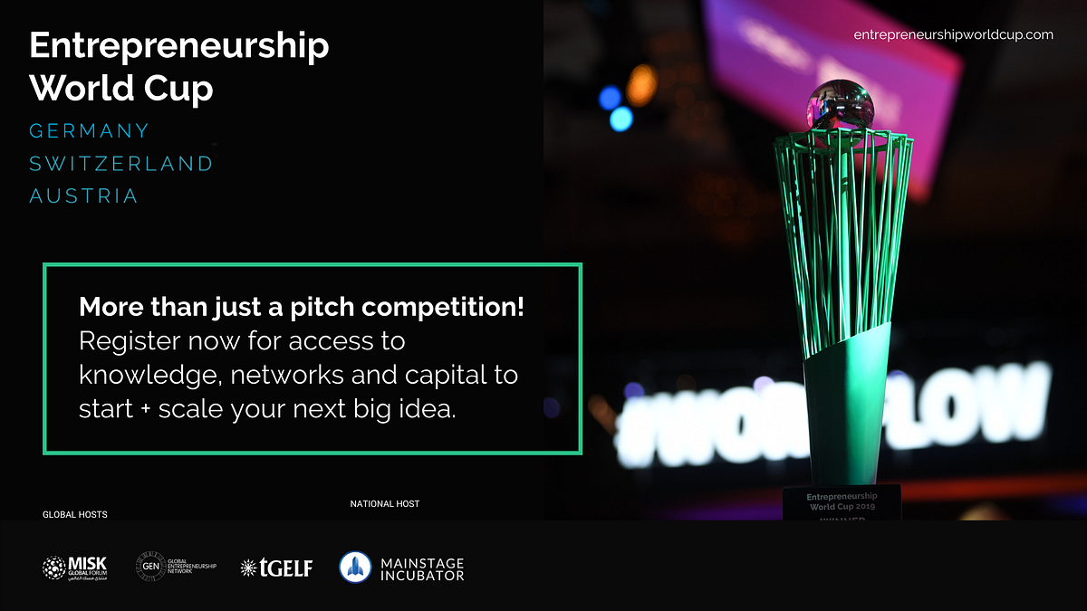 Entrepreneurship World Cup 2021 is now ppen to all Entrepreneurs in ...
