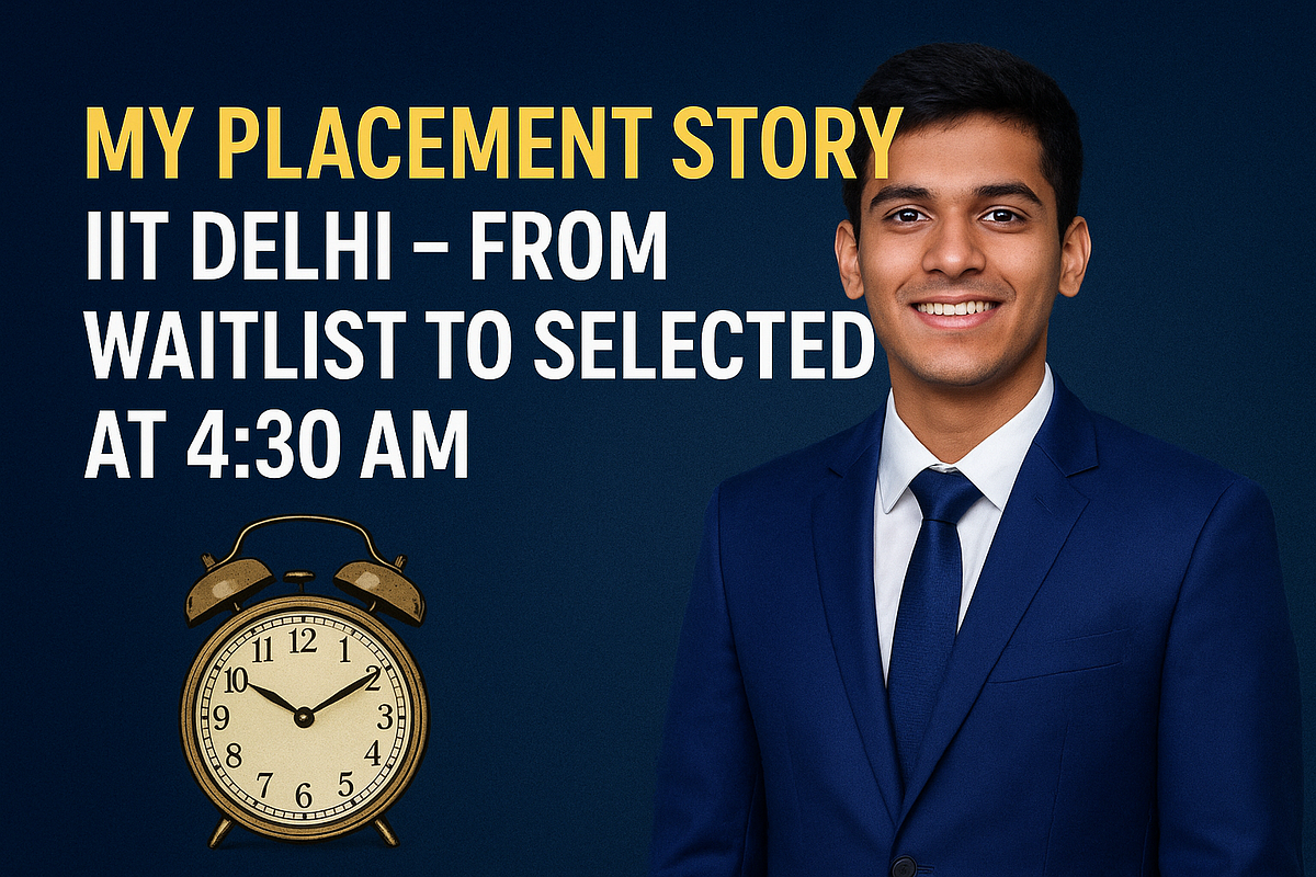 My Placement Story 01/12/2025. From Waitlist to Selected at 4:30 am … | by onlywinterboy | Dec ...