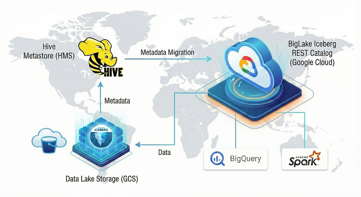 Migrate Apache Iceberg tables from Hive Metastore to BigLake Iceberg ...