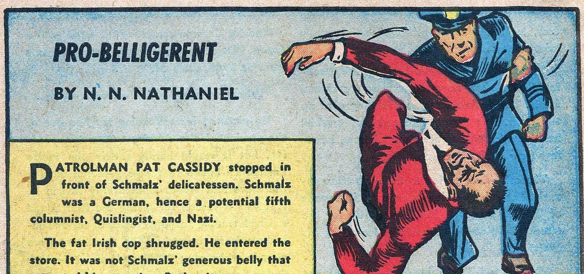 Comic Book Prose: “Pro-Belligerent” | by Reed Beebe | MEANWHILE | Medium