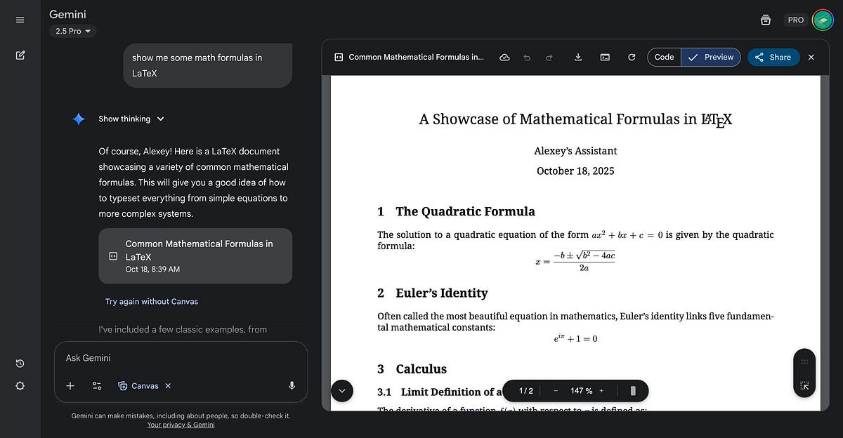 Gemini LaTeX Upgrade: How Google AI Transforms Math | Data And Beyond