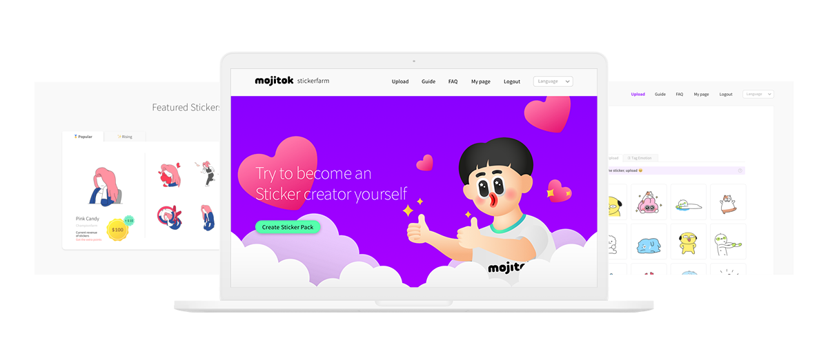 mojitok-stickerfarm을 소개합니다. 정말, 이모티콘 쉽게 이모티콘 크리에이터가 될 수 있다고요? | by stickerfarm mojitok | Medium