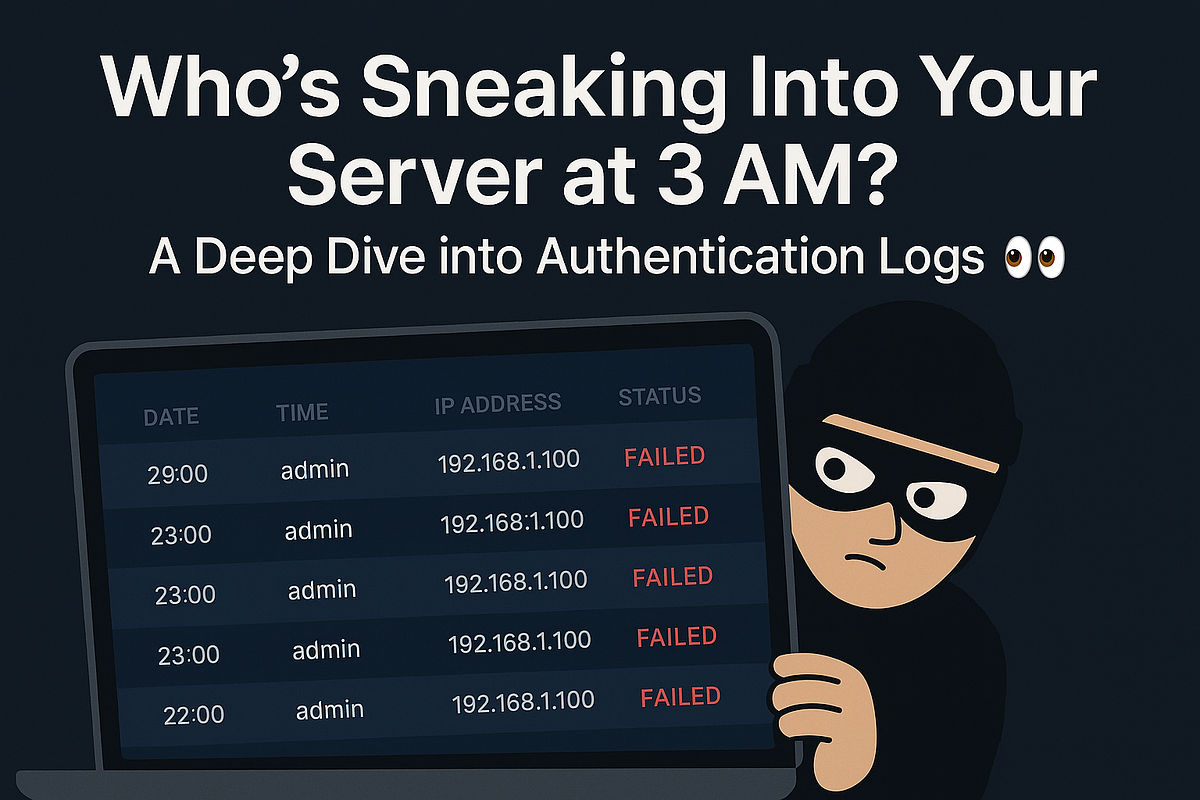 Who’s Sneaking Into Your Server at 3 AM? A Deep Dive into Authentication Logs 👀 | by Sumit ...