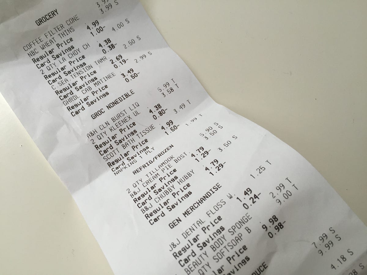 What’s On Your Grocery Receipt, Billfold Readers? | by Nicole Dieker ...