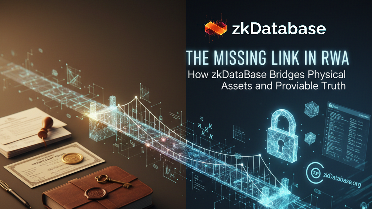 The Missing Link in RWA: How zkDatabase Bridges Physical Assets and Provable Truth | by Rogz30 ...