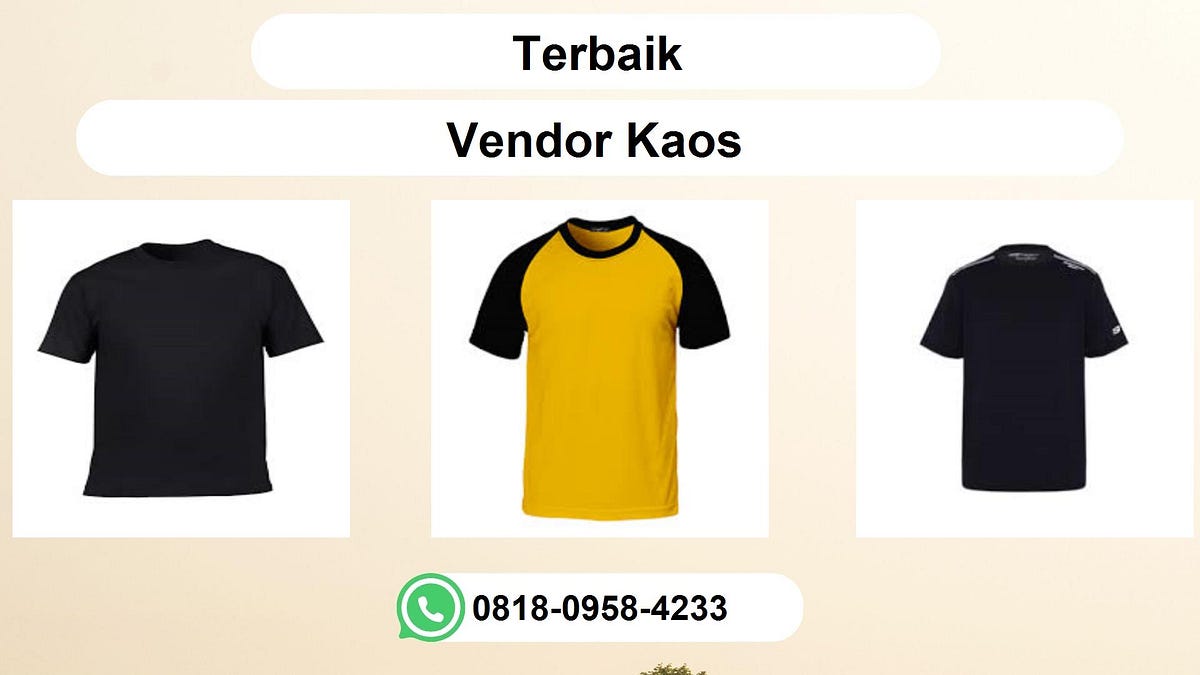 Terbaik, 0818–0958–4233 Vendor Kaos motif - Arethakhadijah - Medium