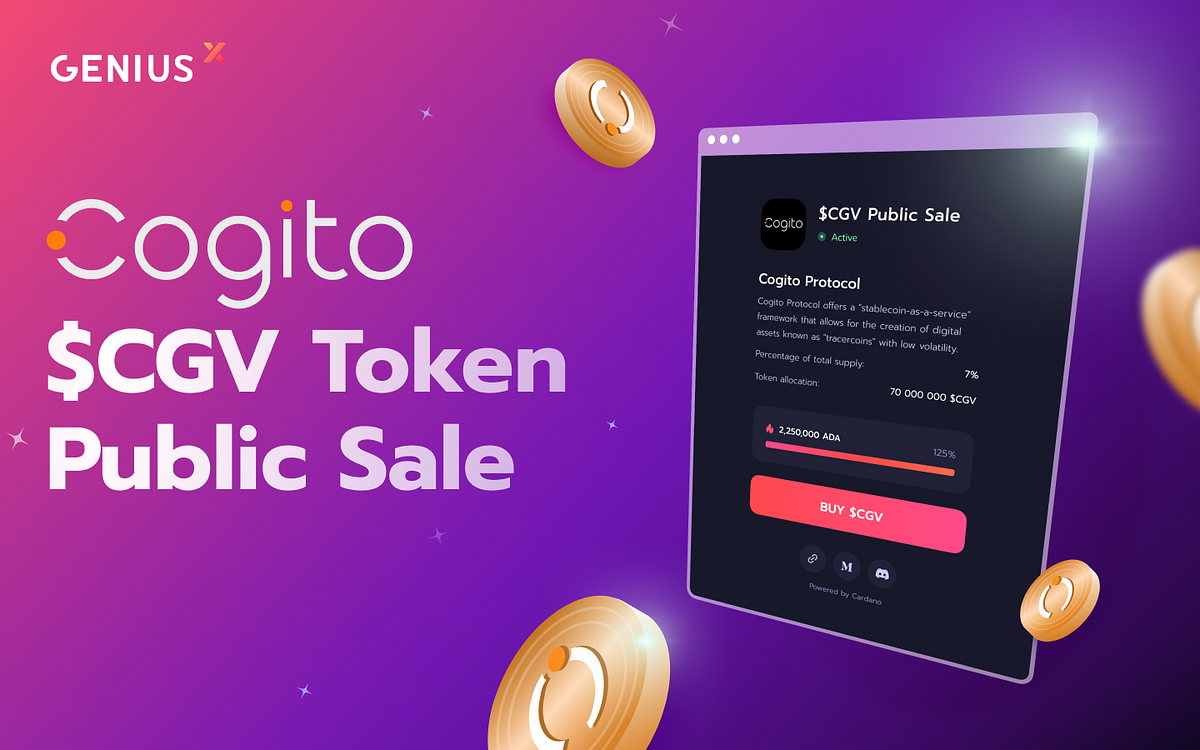 Cogito Protocol’s $CGV Token Public Sale Announced | by Genius X | Medium