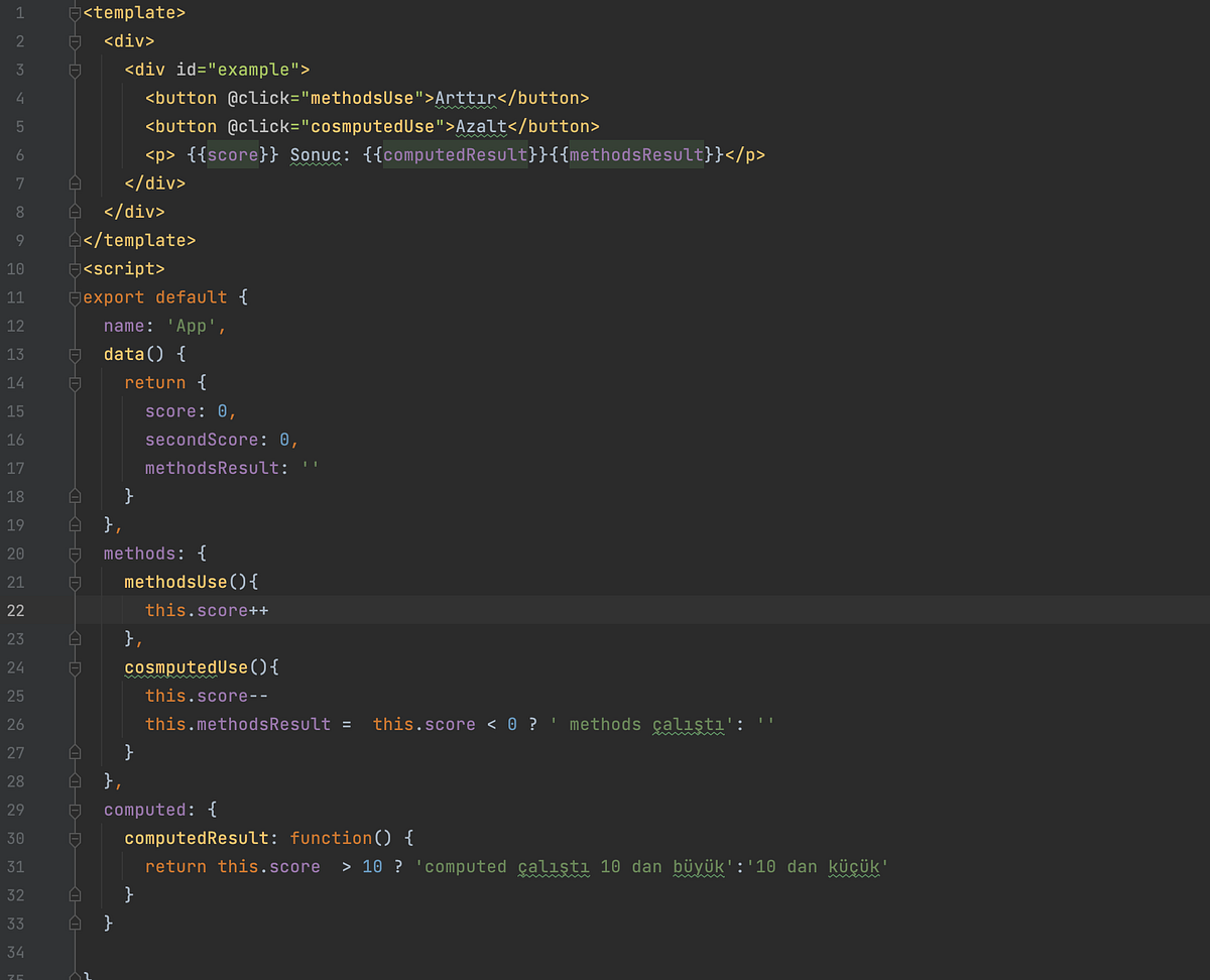 Vue js LifeyCycle(Yaşam Döngüsü) methodlarından computed ve methods nedir ? | by Eren Gursoy ...