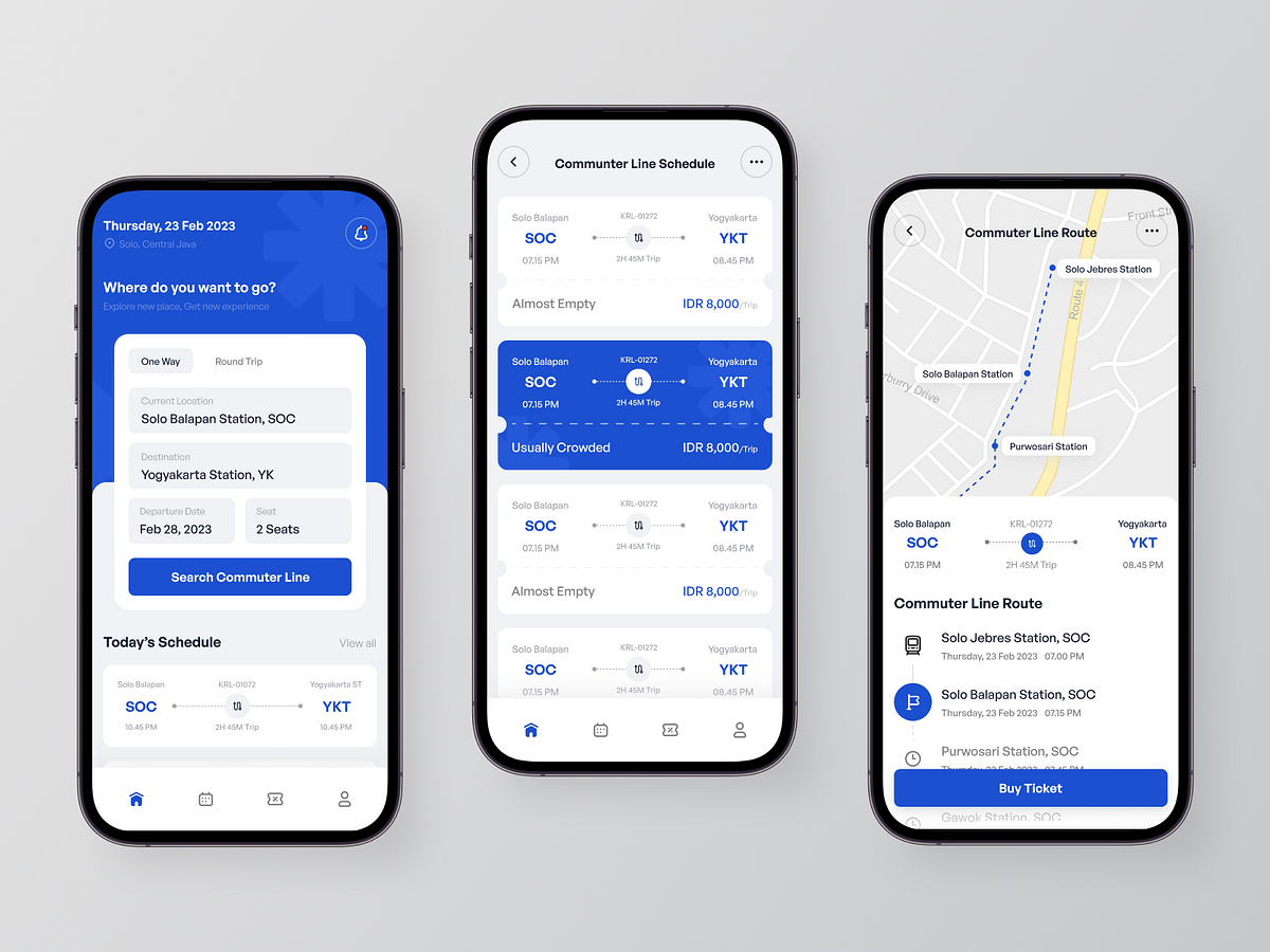 Railpass — Commuter Line Mobile App | by Odama Studio | Medium