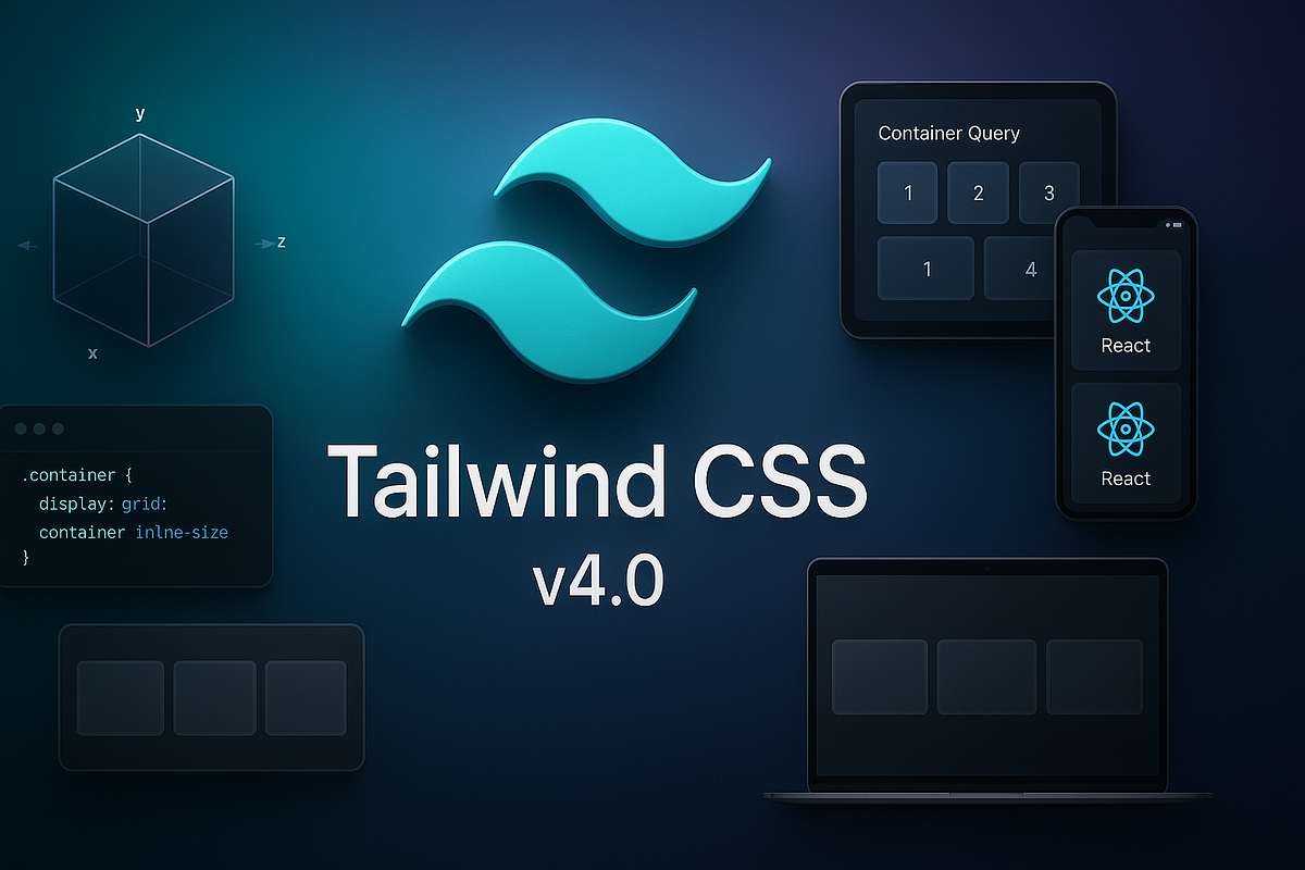 Tailwind CSS v4.0: CSS-First Config, Container Queries & 3D Transforms Guide | Medium