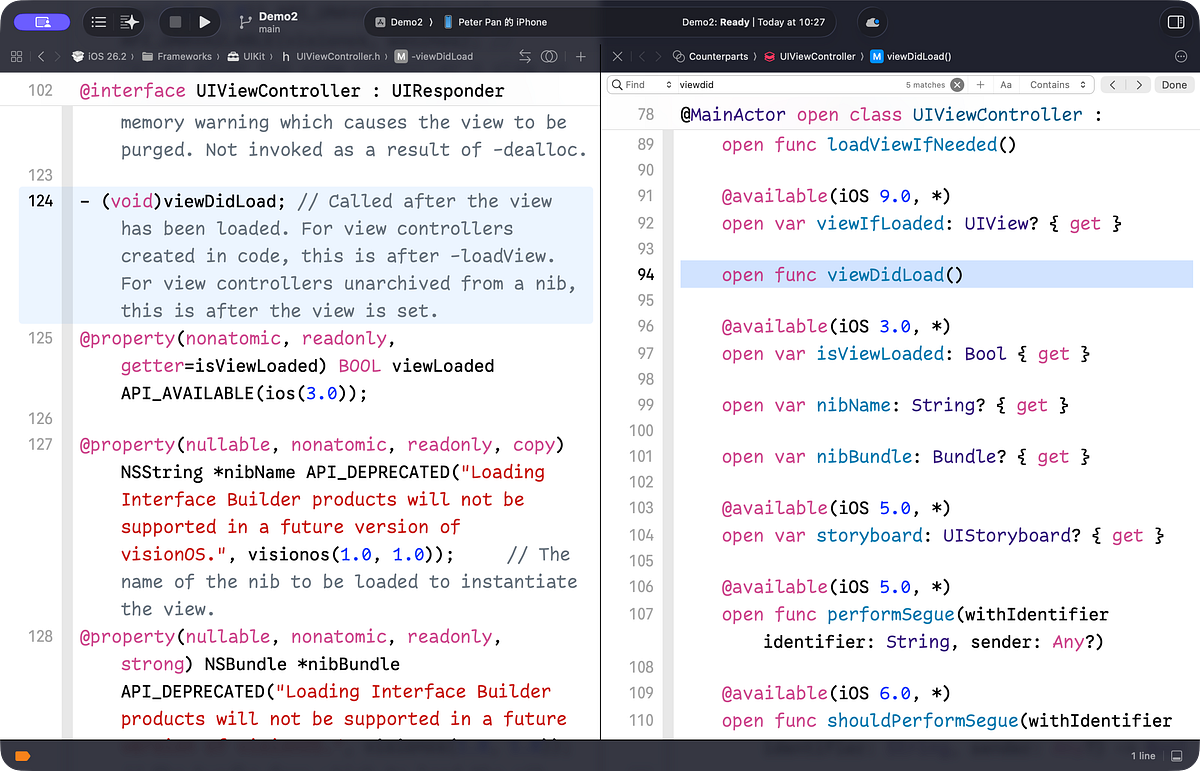將 Jump to Definition 的 Objective-C 變成 Swift - 彼得潘的 Swift iOS App 開發問題解答 ...