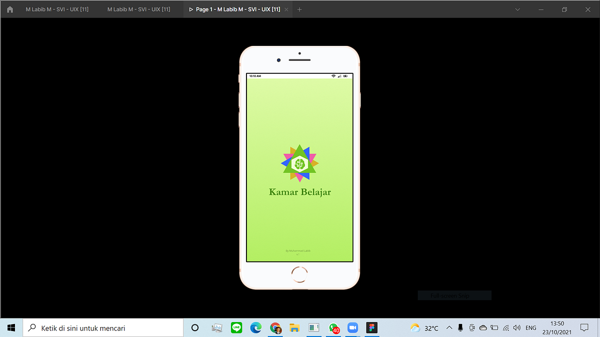 UI Desain App : Kamar Belajar. App Kamar Belajar, belajar tidak hanya ...