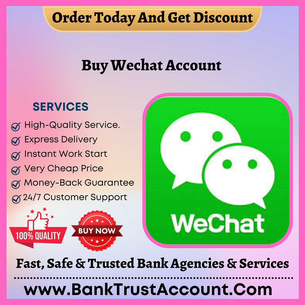 Buy Wechat Account - banktrustaccount - Medium