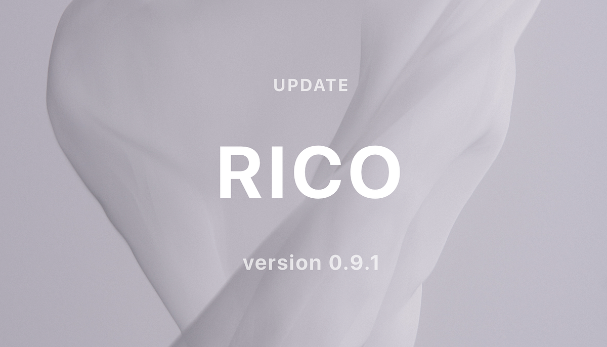RICO version 0.9.1をリリース！. ダッチオークション機能を改善、ICOで調達した資金のコントラクトによる出金制限な ...