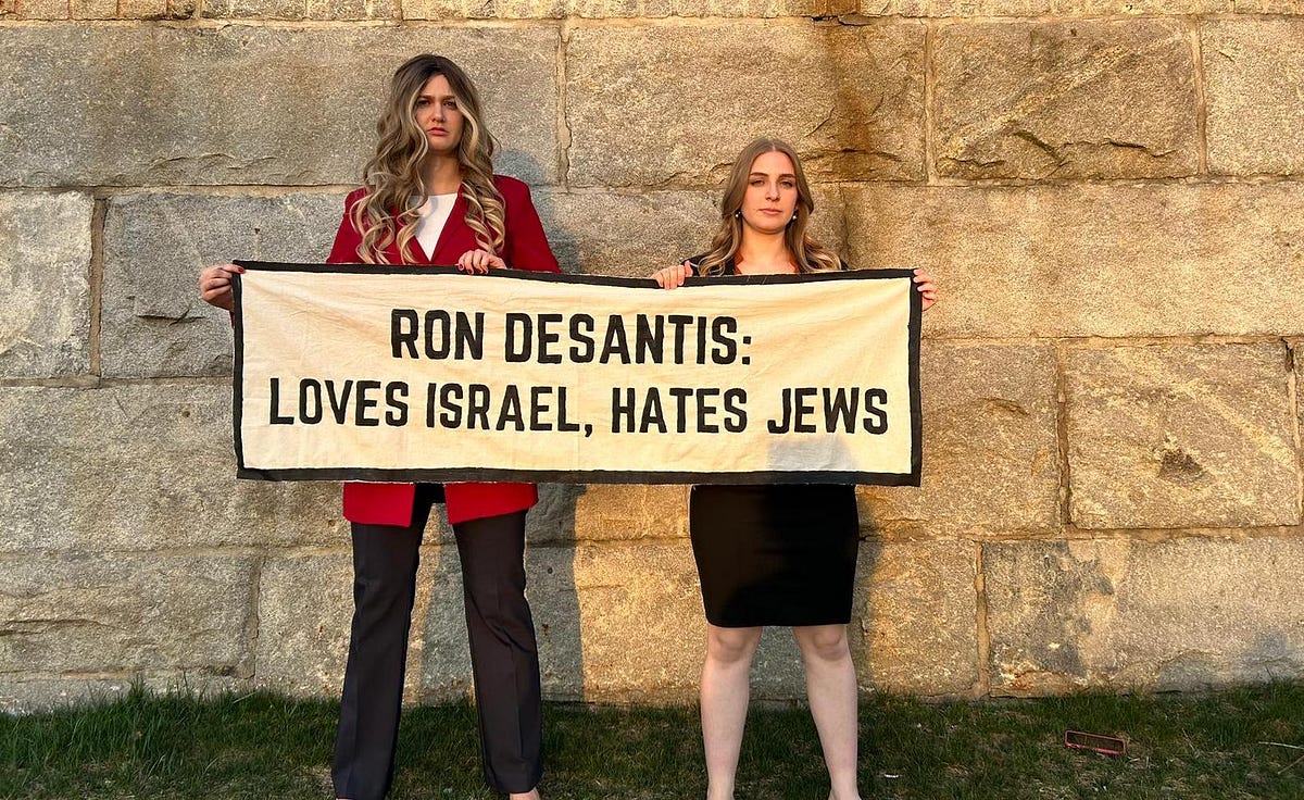 Why I confronted Ron DeSantis. By Lian Lucansky | by IfNotNow | Medium