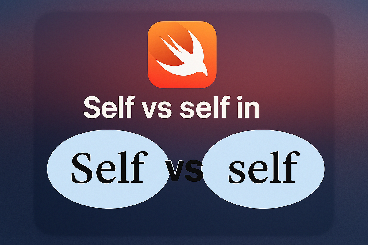 Self vs self in Swift: Every Developer should Know the difference | by Mobile App Developer ...