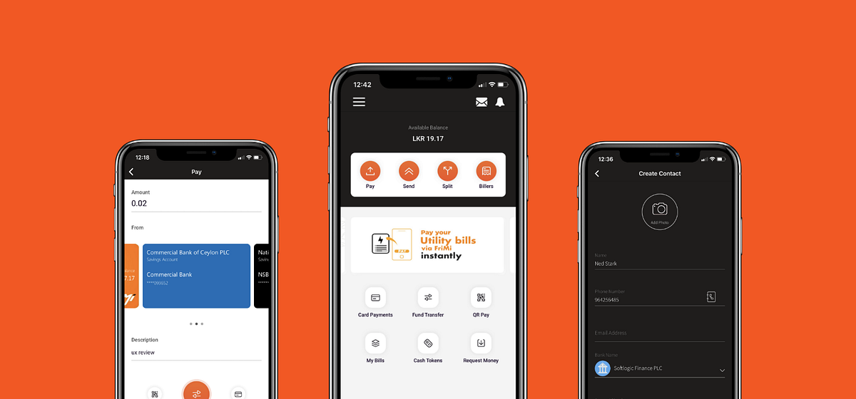 Sending money online— a UX Review of a banking app | by Chan Bandara ...