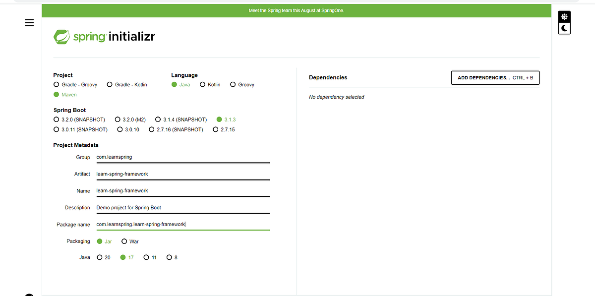 01- Basic spring boot project creation - Uday - Medium