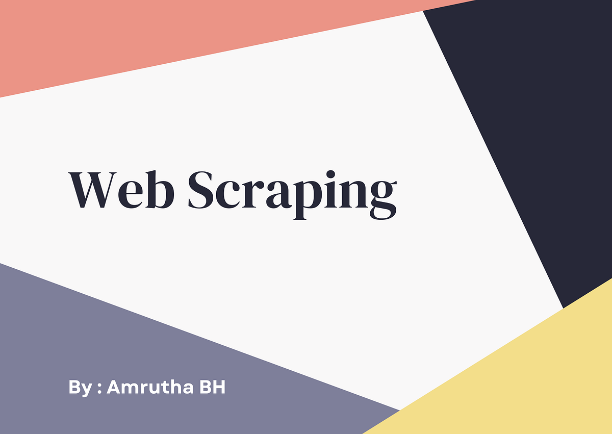 Web Scraping using Python. Automate the process of collecting data ...
