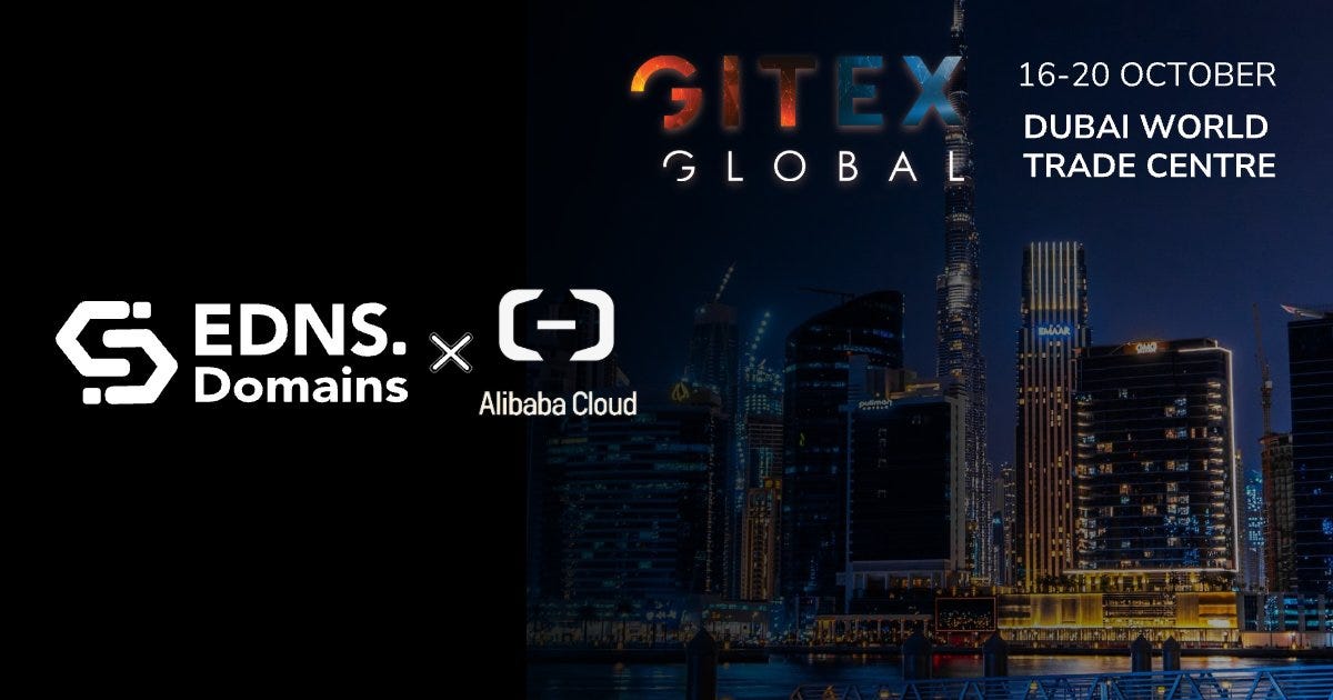 Ednsdomains and Alibaba Cloud: Powering the Web3 Evolution at GITEX 2023 | by Chibuzor Chuks ...