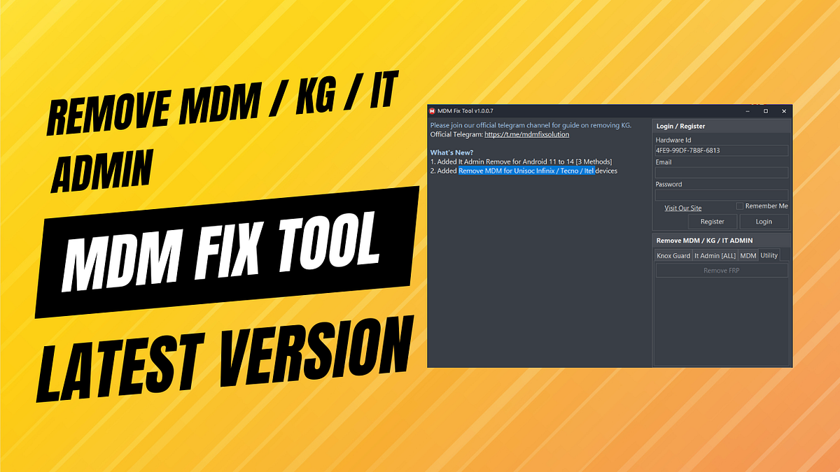 Download MDM Fix Tool v1.0.2.5 Latest Version | by GSM ATOZ TOOL | Jul ...