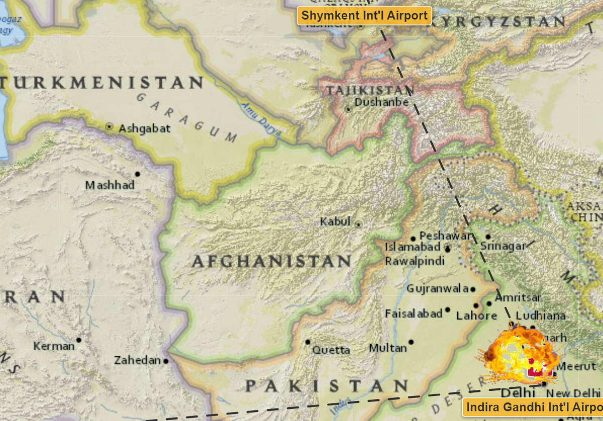 1996 Charki Dadri mid-air collision | by Nayib | Medium