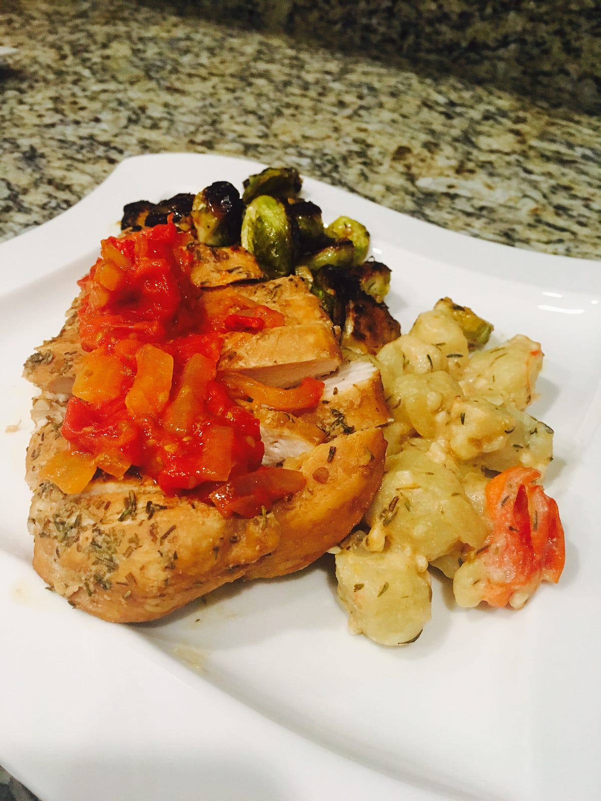 Lemon Herb Chicken and Blistered Tomatoes | by Foodie Girl Perry | Medium
