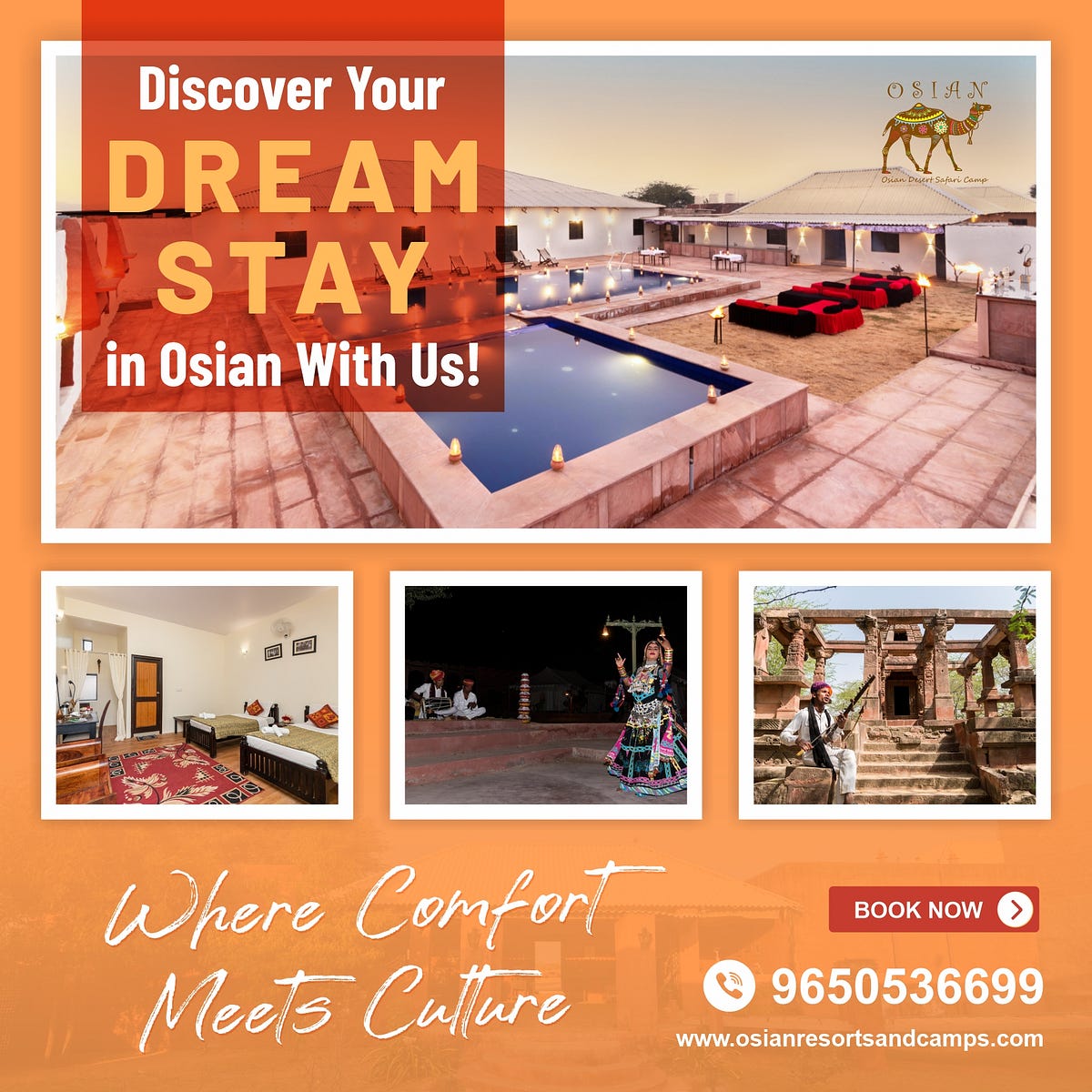 Desert resorts near Jodhpur - OsianResortCamp - Medium