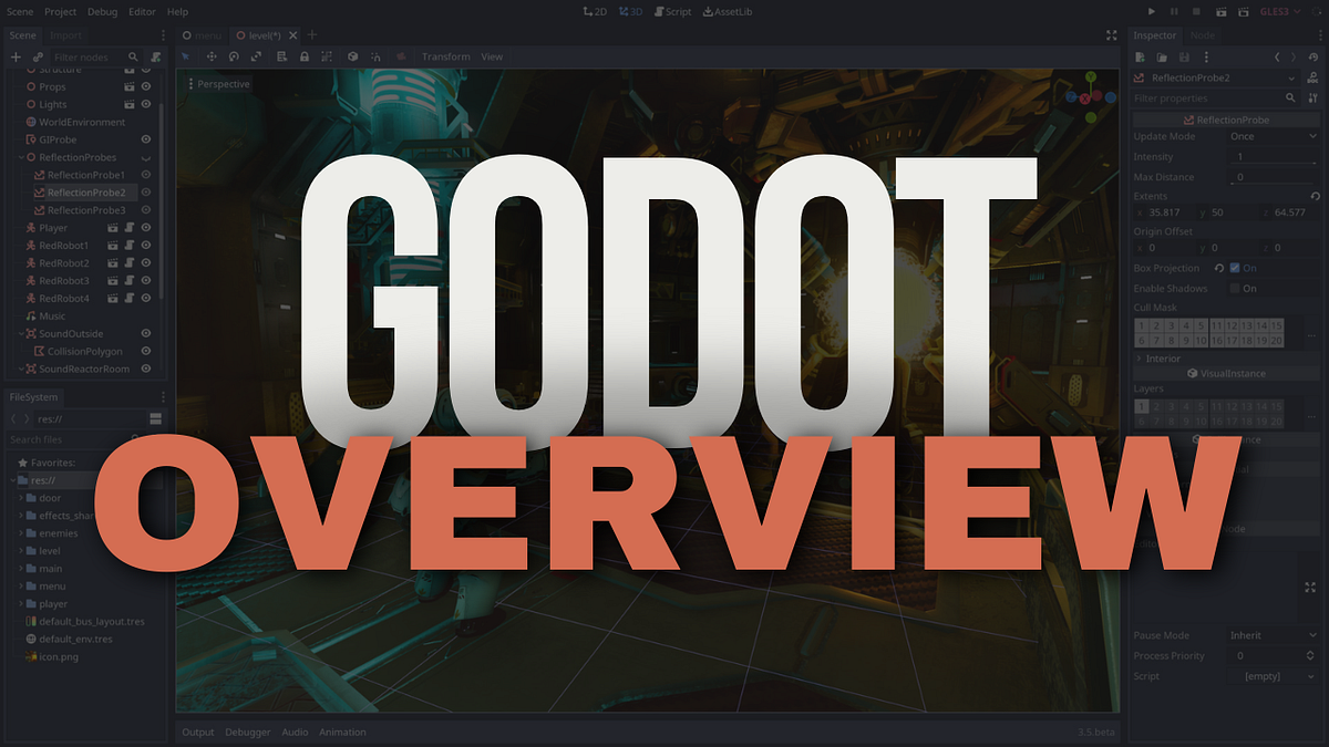 Godot — Game Engine Overview. Introduction from a Unity perspective | by Samuel Asher Rivello ...