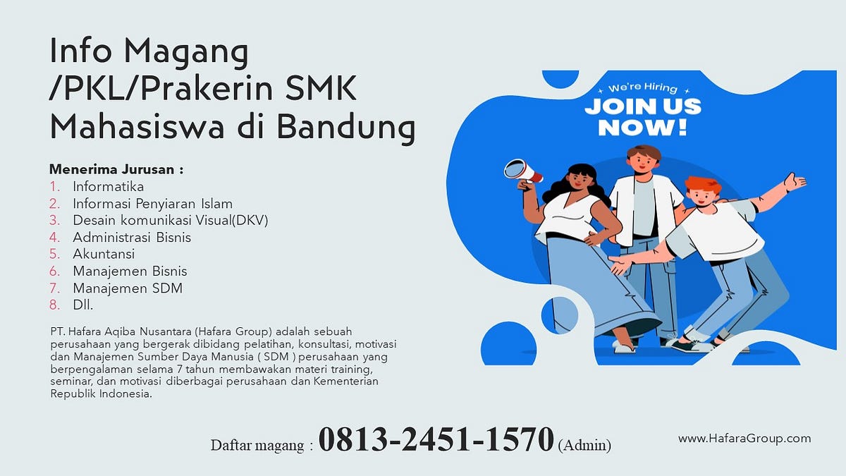 Info Magang/Prakerin/PKL SMK/Mahasiswa Di Bandung 2022 | by ...