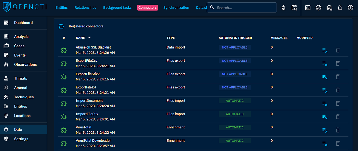 How to add internal-enrichment VirusTotal Connector in OpenCTI? | by ...