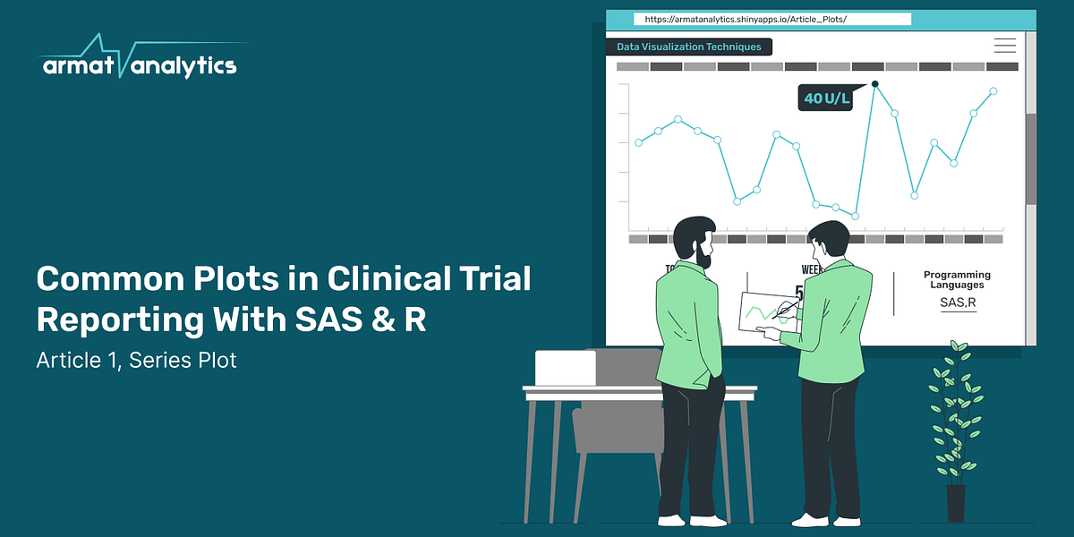 Article 1. Series Plot | by ArmatAnalytics | Common Plots in Clinical Trial Reporting Using SAS ...