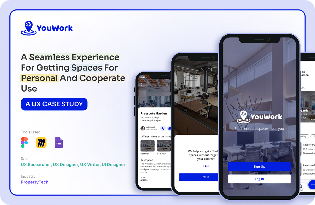 YouWork Mobile App Design — A UI/UX Case Study | by Jesse Enioluwa | Medium