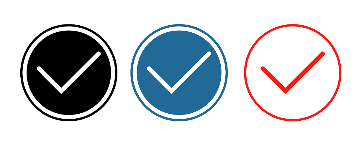 Design In Under 5: Check Mark Icon | by Michael Webster | Medium