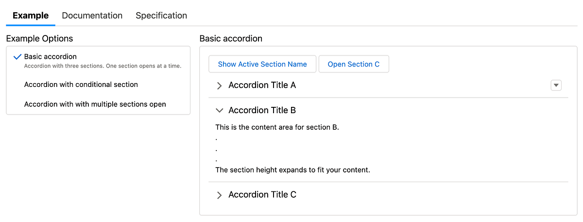 Create a custom Salesforce Aura Accordion component | by Fernando ...