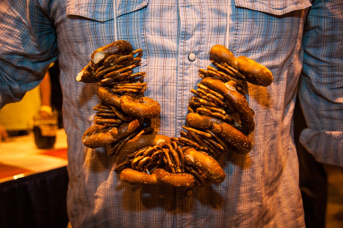 Wearable Snacks & Pretzels at GABF | by Dave Jensen (beer47) | beer47