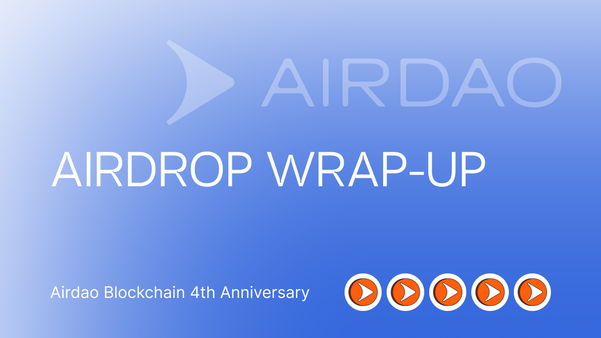AirDAO: Blockchain Fourth Anniversary Airdrop Wrap-Up | by AirDAO | AirDAO