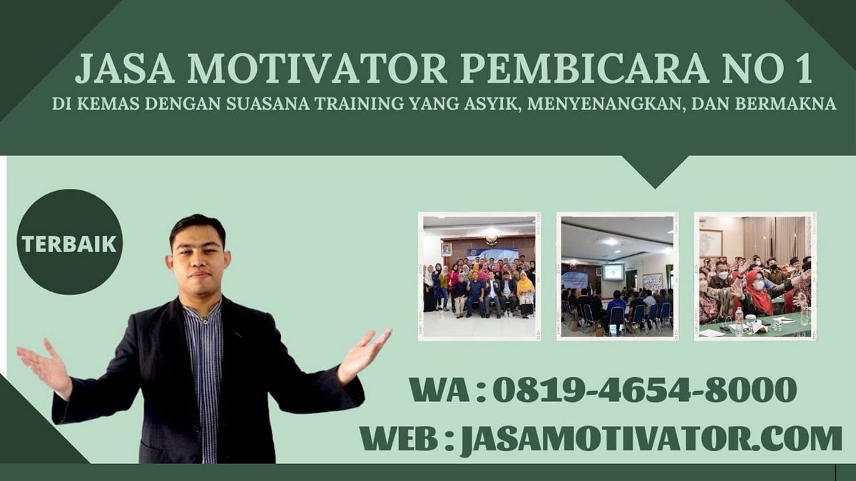 Motivator Karyawan Kudus No 1 (0819–4654–8000) | by Motivatorsdm | Oct ...