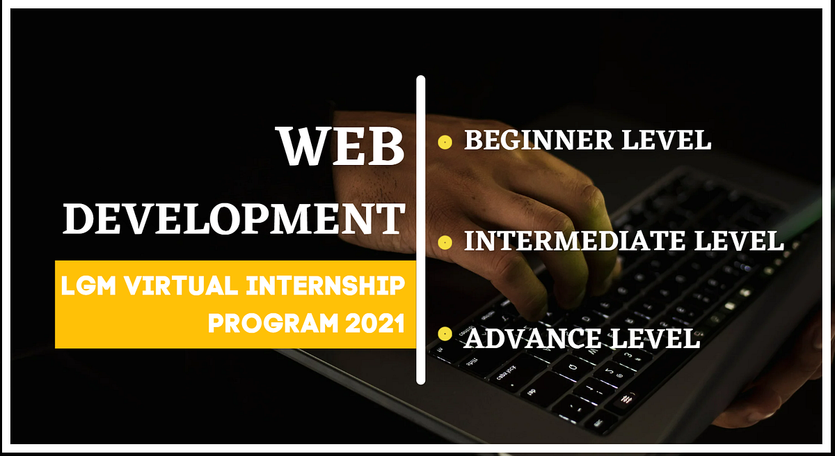 Web internship experience with let’s grow more community | by ...