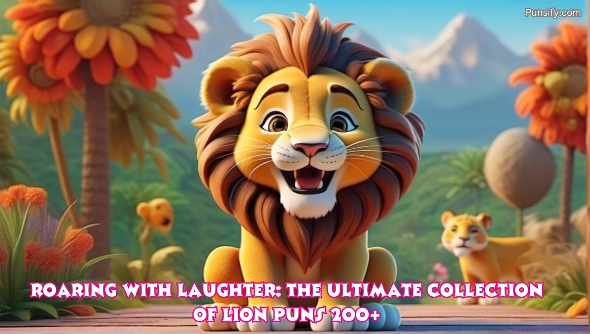 Roaring with Laughter: The Ultimate Collection of Lion Puns 200+ | by ...