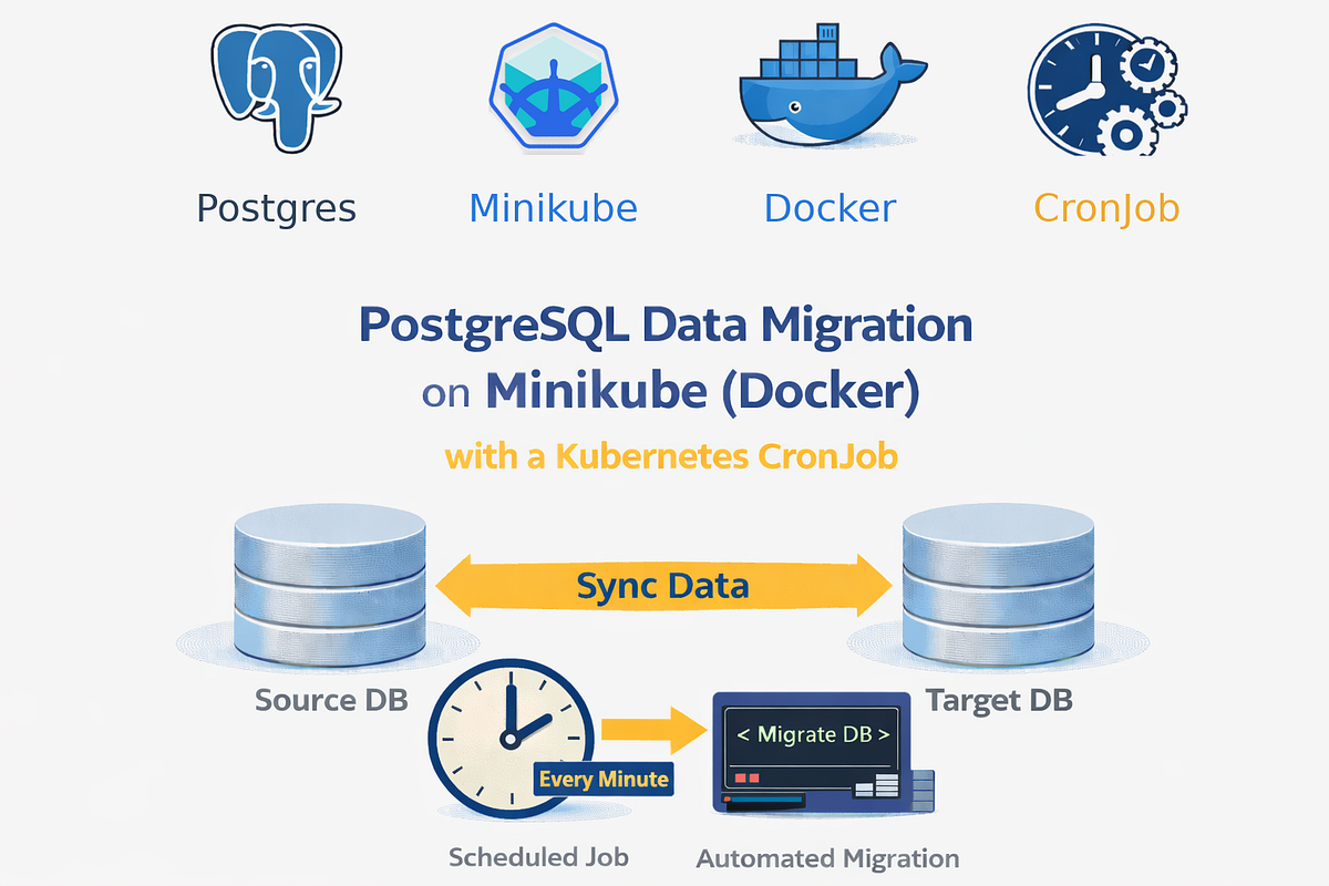 PostgreSQL Data Migration on Minikube running on Docker with a ...