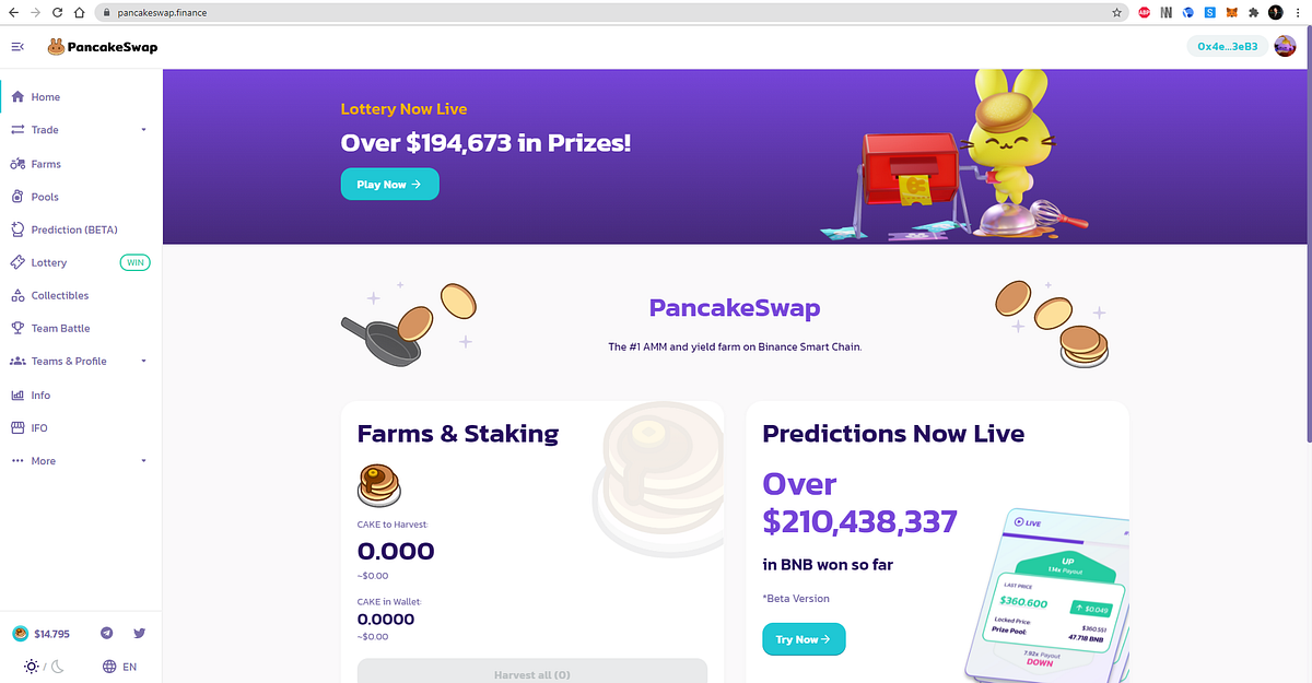 การฟาร์มเหรียญ Cake ด้วยการกู้ Bitcoin บน Alpaca Finance | by Parit ...