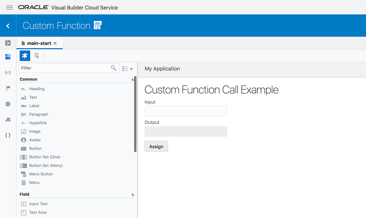 Custom JavaScript Client Code in Oracle Visual Builder | by Andrej ...